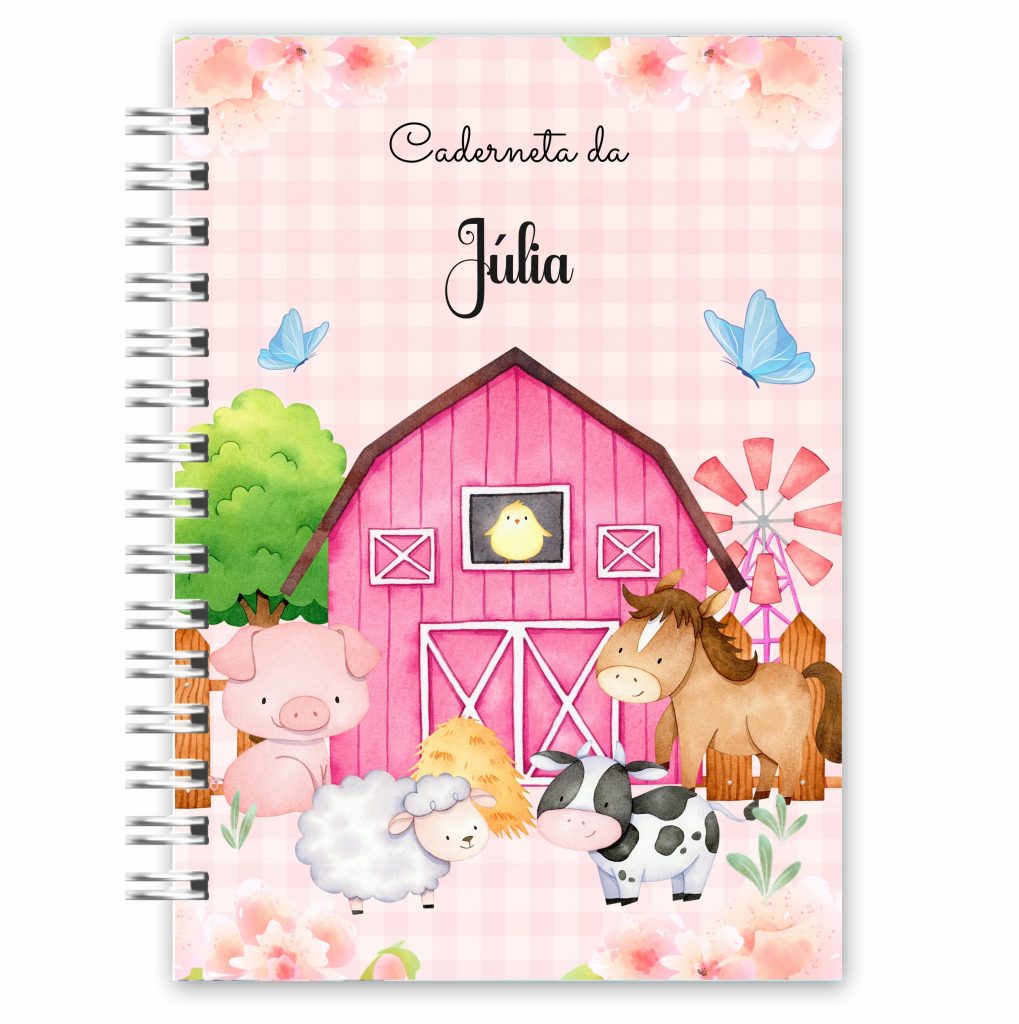 Caderneta Fundo do Mar Menina – GB Paper | Encadernação Criativa